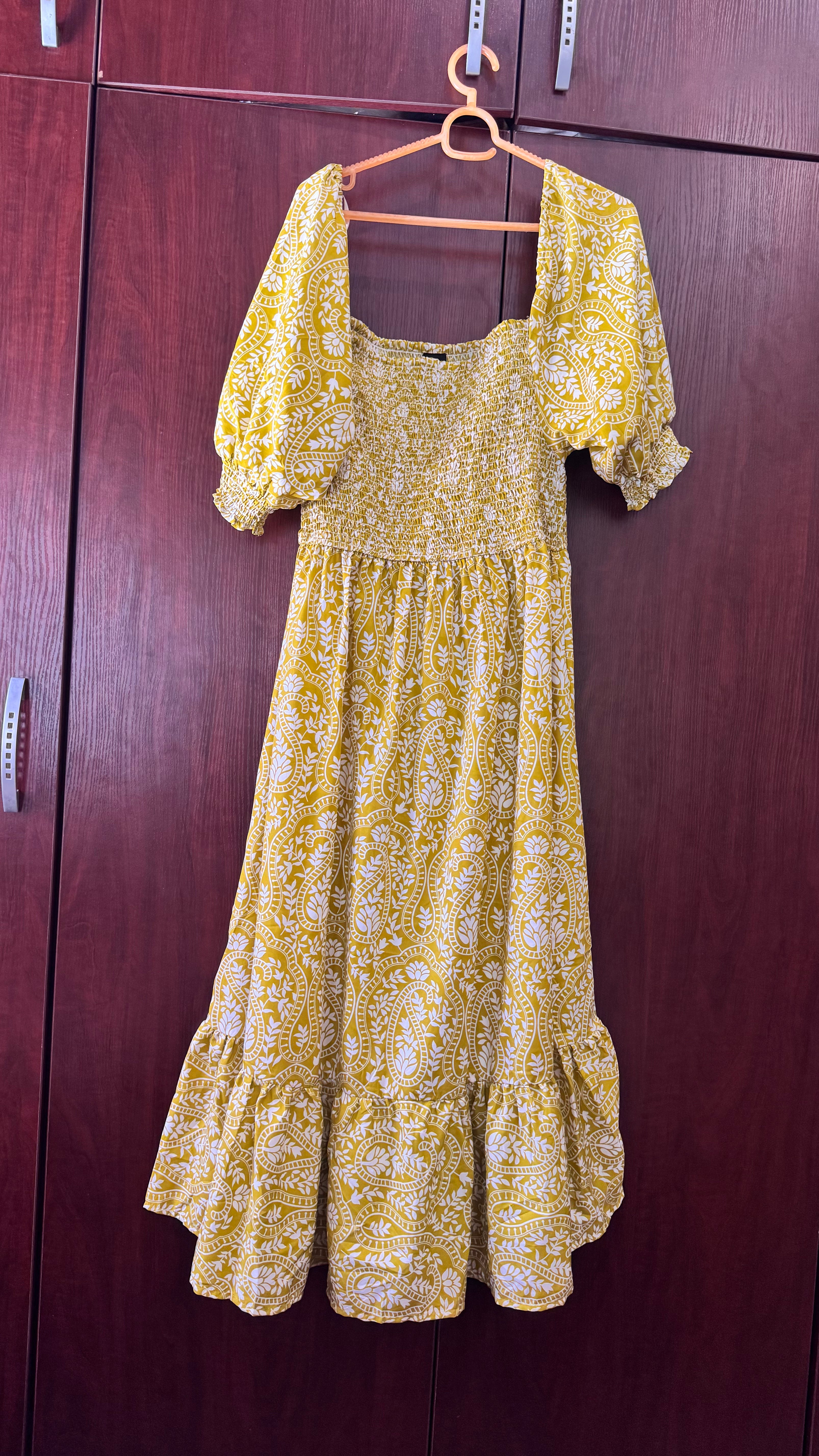 Mustard Yellow Maxi Dress XL – Perfume By Tay